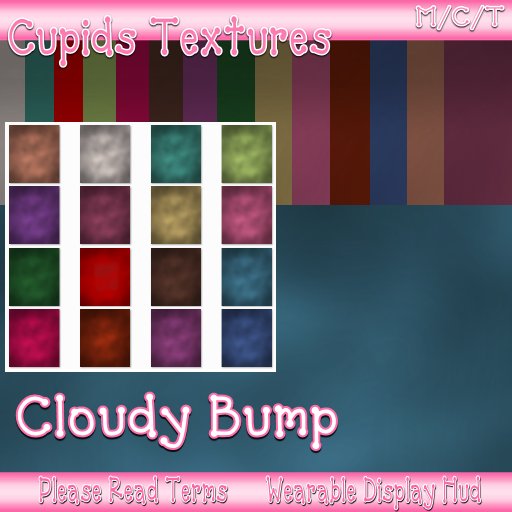Second Life Marketplace - *CUPIDS* 16 CLOUDY BUMP Textures